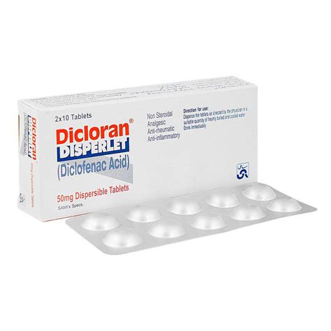 Dicloran Disperlet 50mg 2x10 Tablets One Health