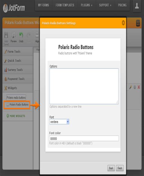 Polaris Radio Buttons Form Widgets Jotform