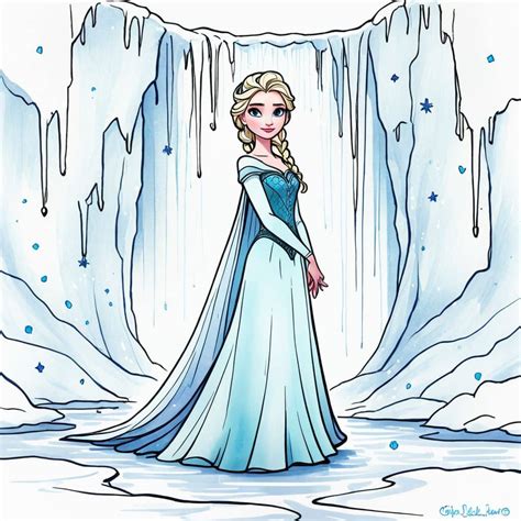 Free Elsa Coloring Pages Unleash Your Creativity With Frozens Queen