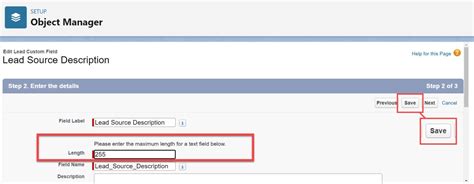 Salesforce Change Text Field Length
