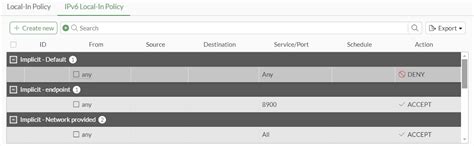 Gui Support For Local In Policies Fortigate Fortios 7 6 0 Fortinet Document Library