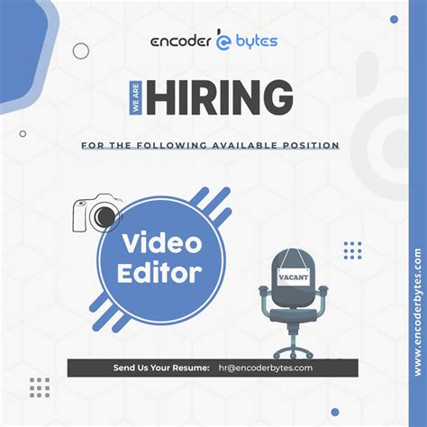 Encoderbytes Pvt Ltd On Linkedin Videoeditor Hiringtalent