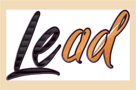 Lead Script Lettering · Creative Fabrica