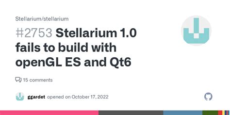 Stellarium 10 Fails To Build With Opengl Es And Qt6 · Issue 2753