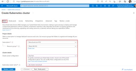 Creating An Azure Kubernetes Service Aks Cluster Step By Step