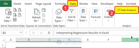 How To Interpret Regression Results In Excel Detailed Analysis