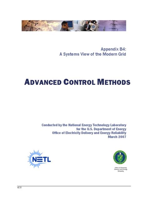 Advanced Control Methods Final V2 0 Pdf Scada Electrical Grid