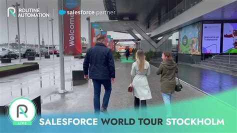 routine automation on linkedin salesforce world tour stockholm with