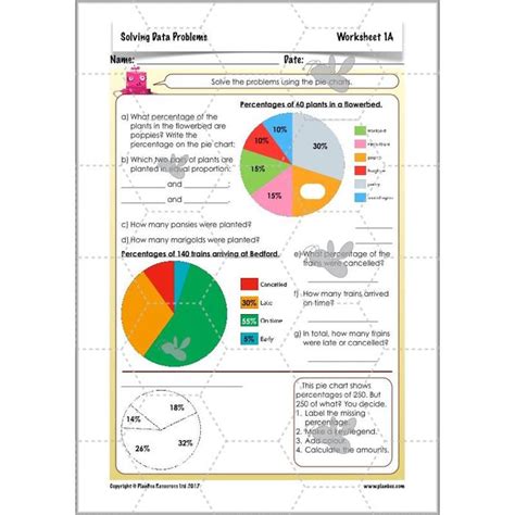 Solving Data Problems Year 6 Statistics By Planbee