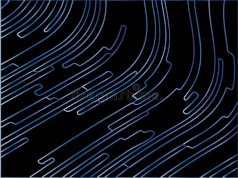 Abstract Pattern Texture With Wavy Curves Lines Optical Art Background Stock Vector