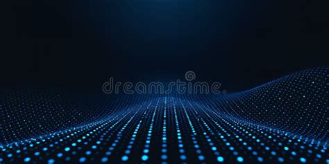 Abstract Blue Digital Wave Pattern Stock Illustration Illustration Of Digital Design 361986066