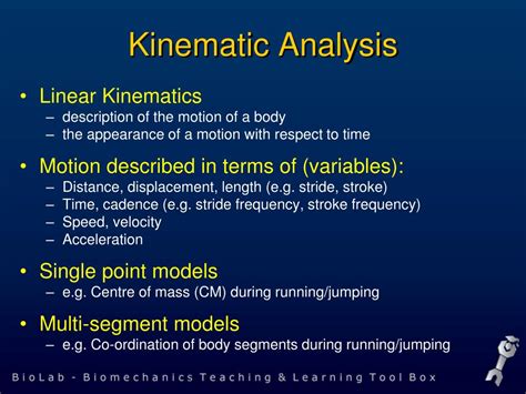 PPT An Introduction To Linear Kinematics PowerPoint Presentation Free Download ID 1420461