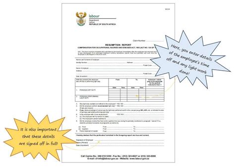 The W Cl 6 Resumption Form And Its Use