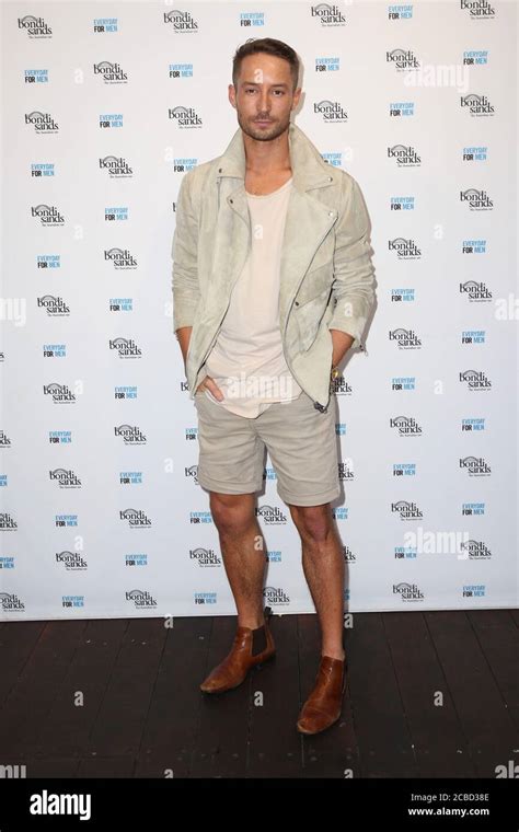 Simon Hancock Attends The Bondi Sands Australias Number One Self Tan