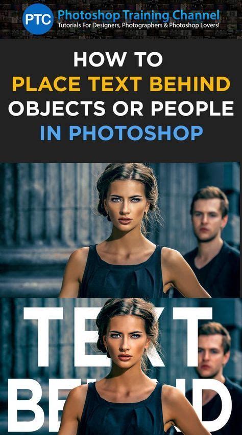 How To Place Text Behind An Object In Photoshop Artofit