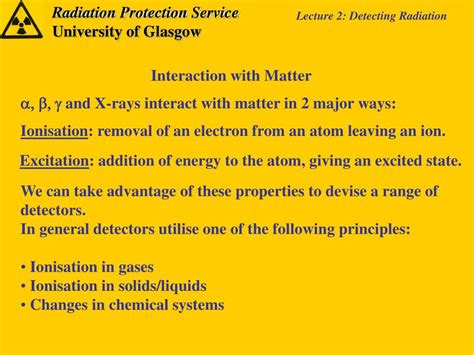 Ppt Detecting Ionising Radiation Powerpoint Presentation Free Download Id 688636