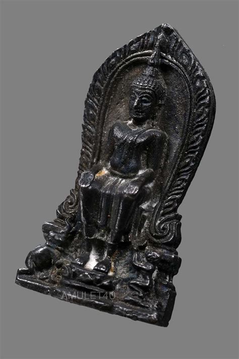 รูปหล่อหลวงพ่อโต วัดป่าเลไลยก์ เนื้อนวะโลหะ ปี2515 สุพรรณบุรี อมูเลท Suphanburi Amulet