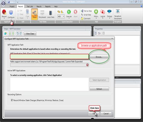 How To Record New Web Test And Wpf Test ~ Telerik Test Studio