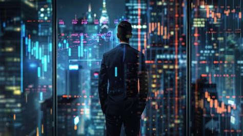 The Businessman Analyzing Data Premium Ai Generated Image