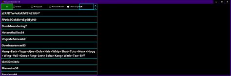 Strong Password Generator By Woodside Apps