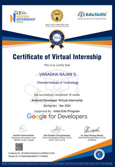 varadha rajan on linkedin 🌟 excited to share that i ve completed my android developer virtual…