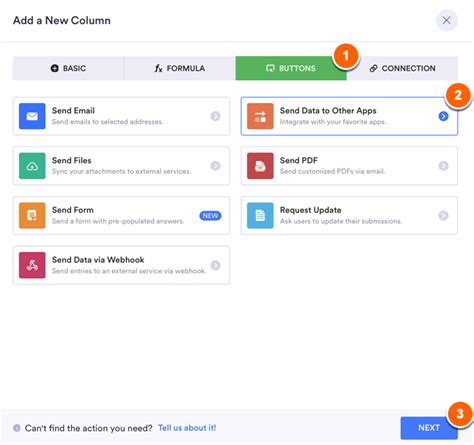 How To Send Data To Other Apps In Jotform Tables