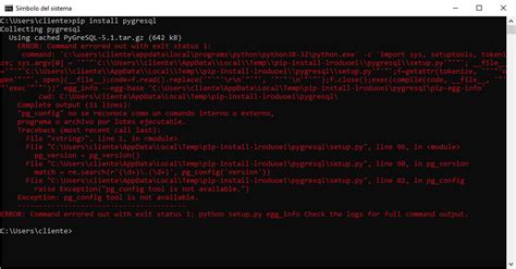 Command Python Setuppy Egginfo Failed With Error Code 1 · Issue