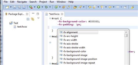Using Xtext To Create Javafx Css Editor Tomsondev Blog