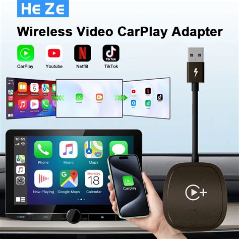 2024년 Oem 카플레이 및 스마트 Ai Tv 박스 자동차 어댑터 Ios 음성 어시스턴트 자동차 플레이 및 액세서리 제품 소개 핸드폰닷컴