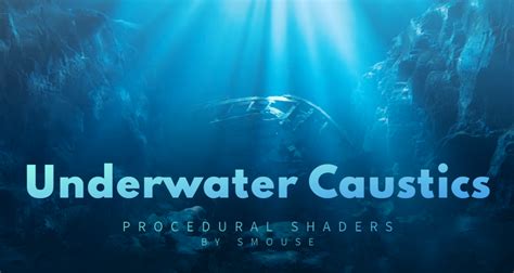 underwater caustics shader blender market