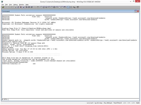 Windbg Analysis Of Game Crash Bytesizedalex