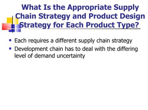 Coordinated Product And Supply Chain Design Ppt Logistics Business