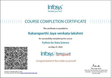 learning python for data science with infosys springboard