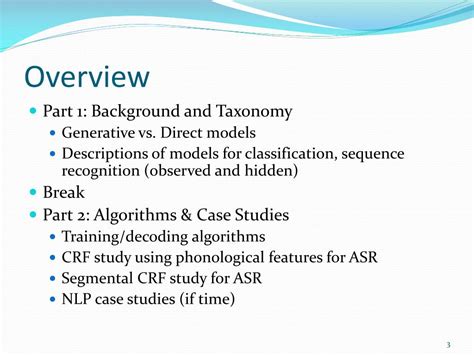 Ppt Conditional Random Fields And Direct Decoding For Speech And