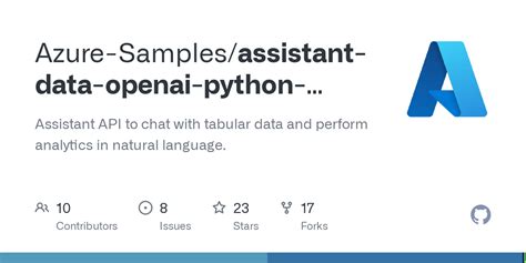 github azure samples assistant data openai python promptflow