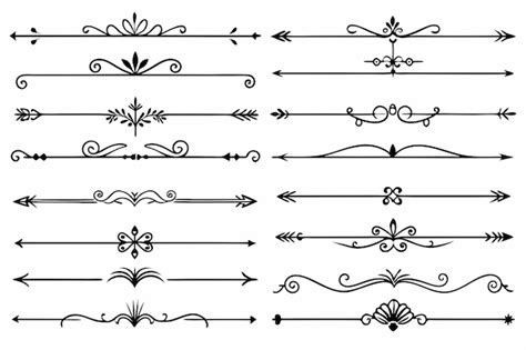 Decorative Lines Vector Graphics Illustration Eps Source File Format Lossless Scaling Icon