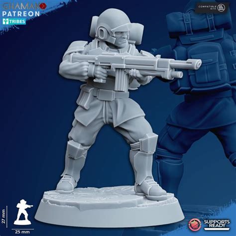 3d Printable Assault Troops By Ghamak