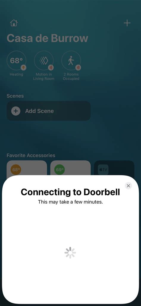 Issue Setting Up Circle View Doorbell With Homekit Stuck On “connecting To Doorbell This May