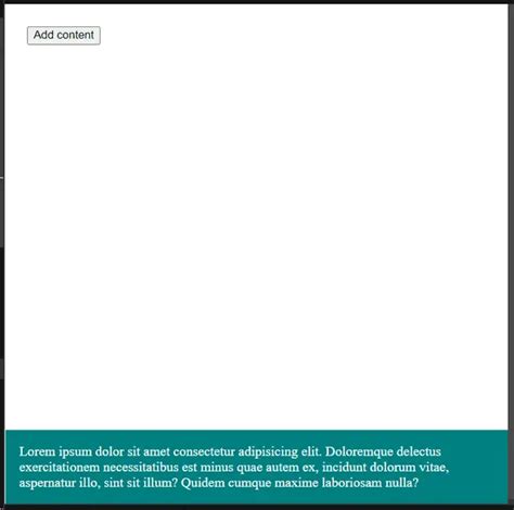 how to align the footer with dynamic height to the bottom