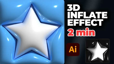 D Inflate Text Effect In Illustrator Under Minutes