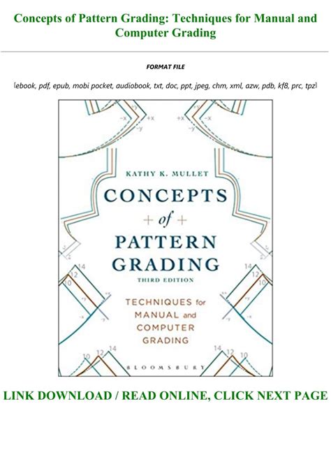 E Book Free Concepts Of Pattern Grading Techniques For Manual And Computer Grading Full Pages
