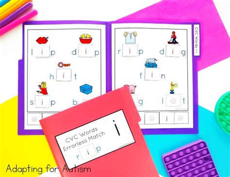 25 Examples Of Errorless Learning Activities Adapting For Autism Work Tasks For Your Special
