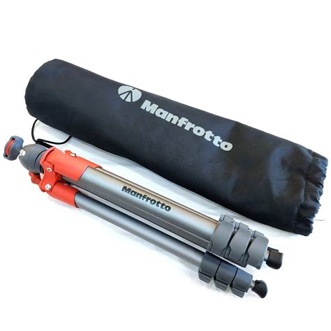 [used] Manfrotto Mkcompactlt Rd Compact Light Tripod Red Excellent Condition Used