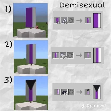 Demisexual Flag Minecraft Minecraft Banner Designs Minecraft Designs