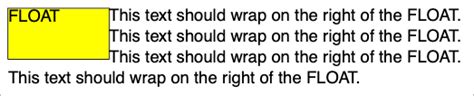 Xsl Fo Foblock Container Contents Not Wrapping Around Fofloat Why