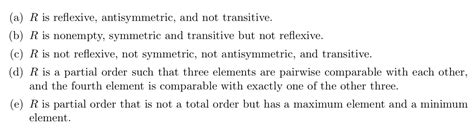 Solved Points For Each Of The Following Sets Of Chegg Com
