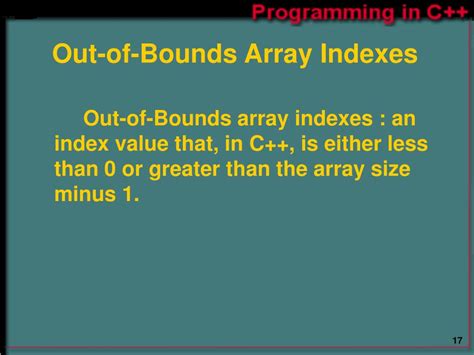 Ppt Arrays Powerpoint Presentation Free Download Id5976233