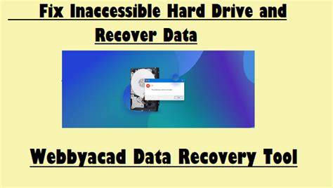 Fix Inaccessible Hard Drive And Recover Data