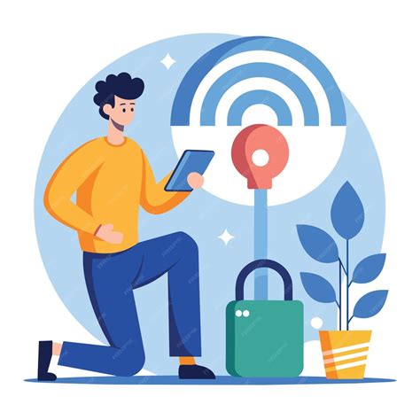 Wifi Encryption Wireless Security Or Safety For Internet Connection