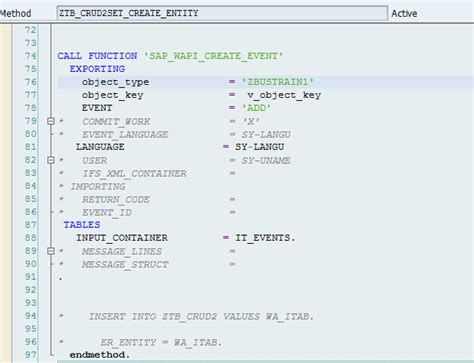 SAP ABAP Central Trigger Workflow By OData Service